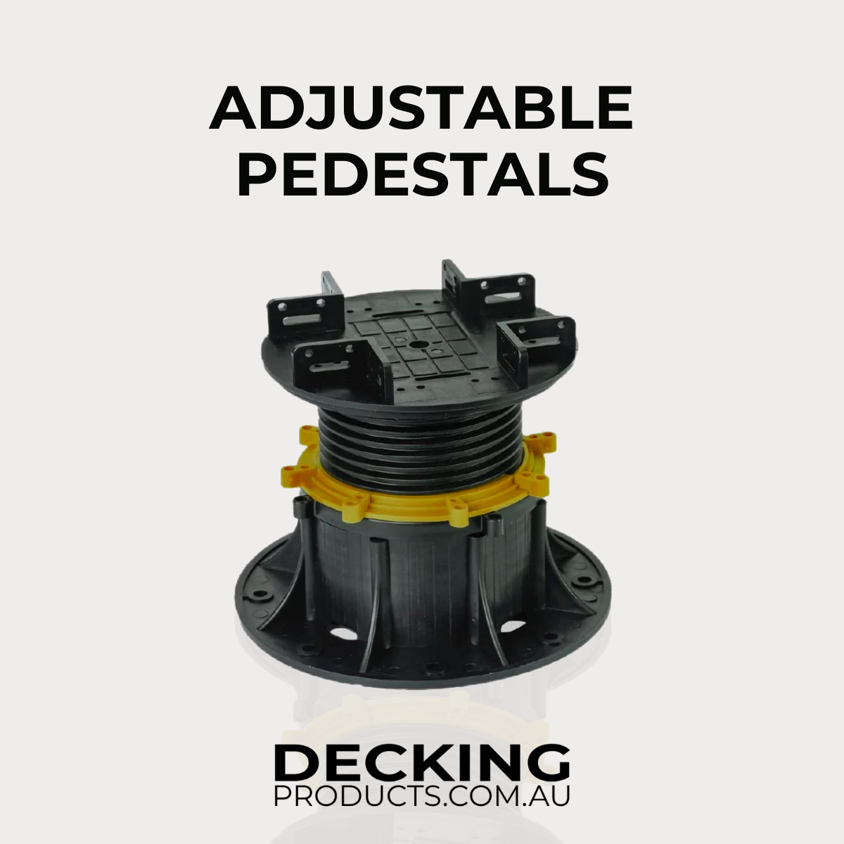 ADJUSTABLE PEDESTALS – DECKING PRODUCTS